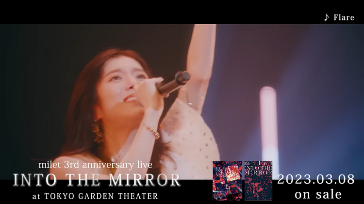 「milet 3rd anniversary live "INTO THE MIRROR" at TOKYO GARDEN THEATER」 – 香葉弓社 Jiphus Store